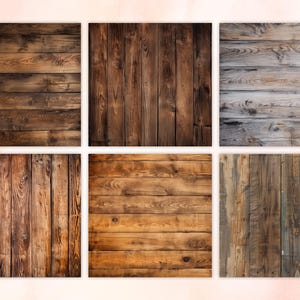 39 Rustic Shabby Wood Background Digital Papers, Shabby Wooden ...