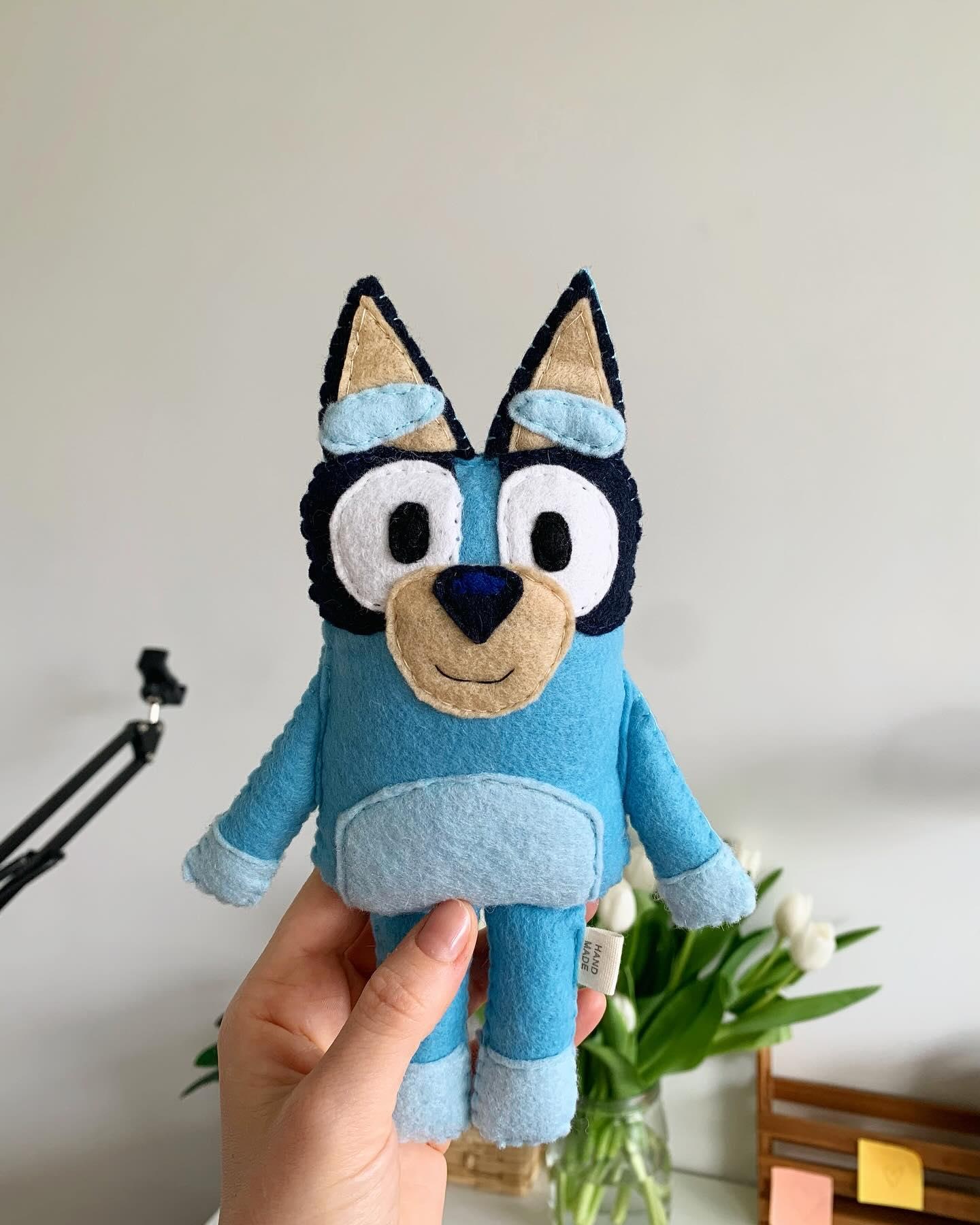 Handmade Felt Bluey-inspired Creation – Customizable - Etsy