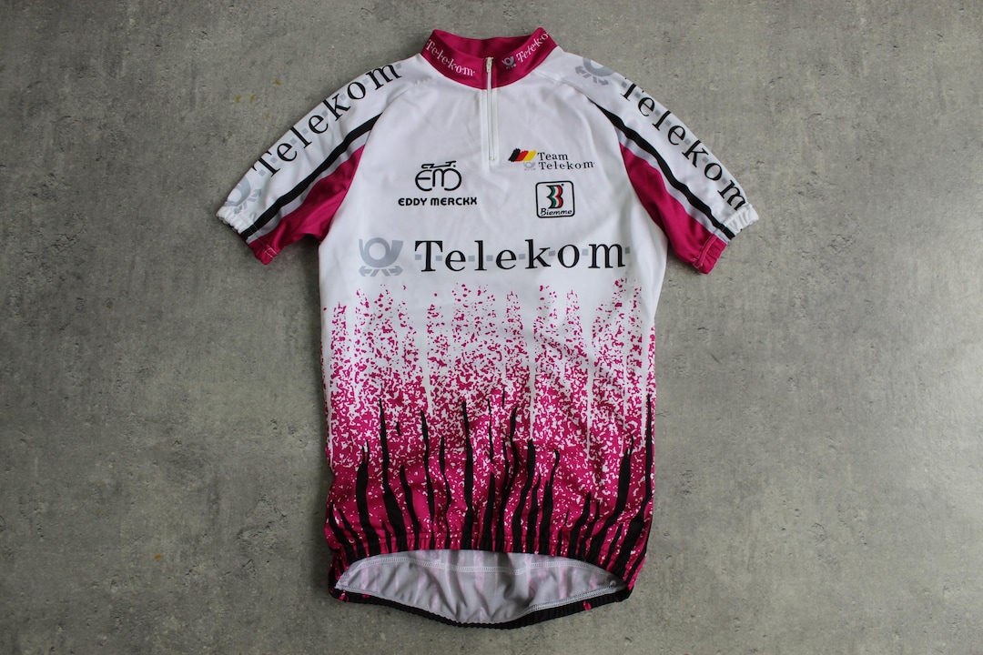 Team Telekom Eddy Merckx Cycling Jersey Bike Shirt Men's XL, Womens 2XL ...