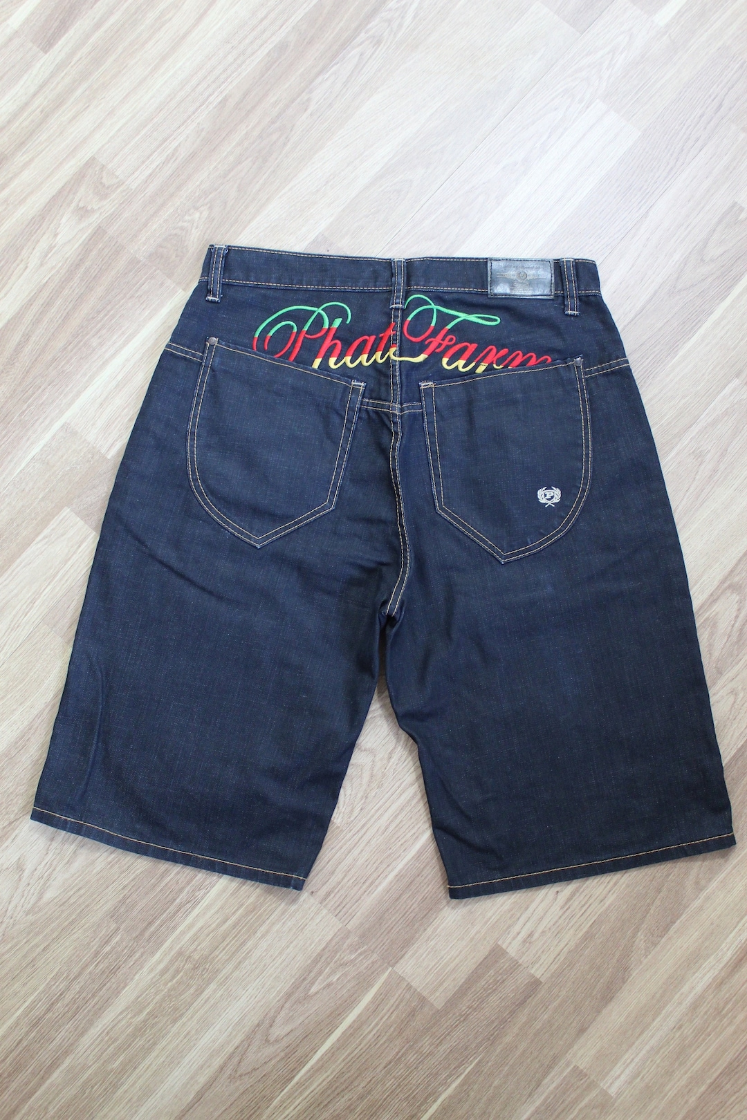 Phat Farm Shorts Y2K Hip Hop Short Jeans 90s Hip-hop Clothing 1990s OG ...
