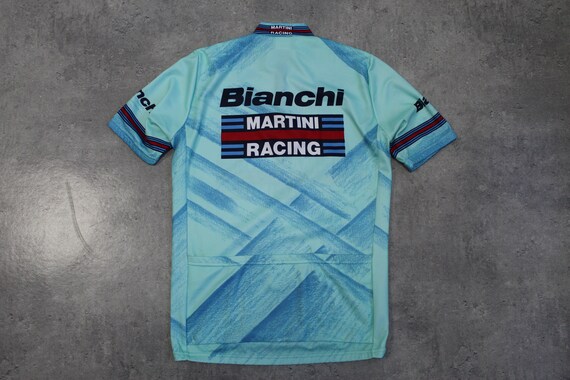 Bianchi Martini Racing 90s Vintage Cycling Jersey Bik… - Gem