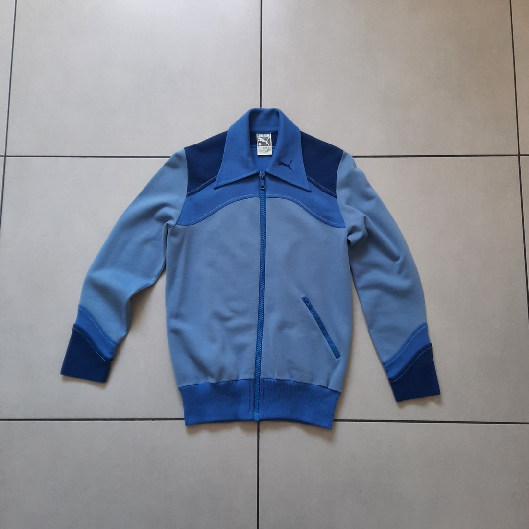 Puma Track 70s Jacket Women's M, Men's Small Tracksuit 1970s Wool Top ...