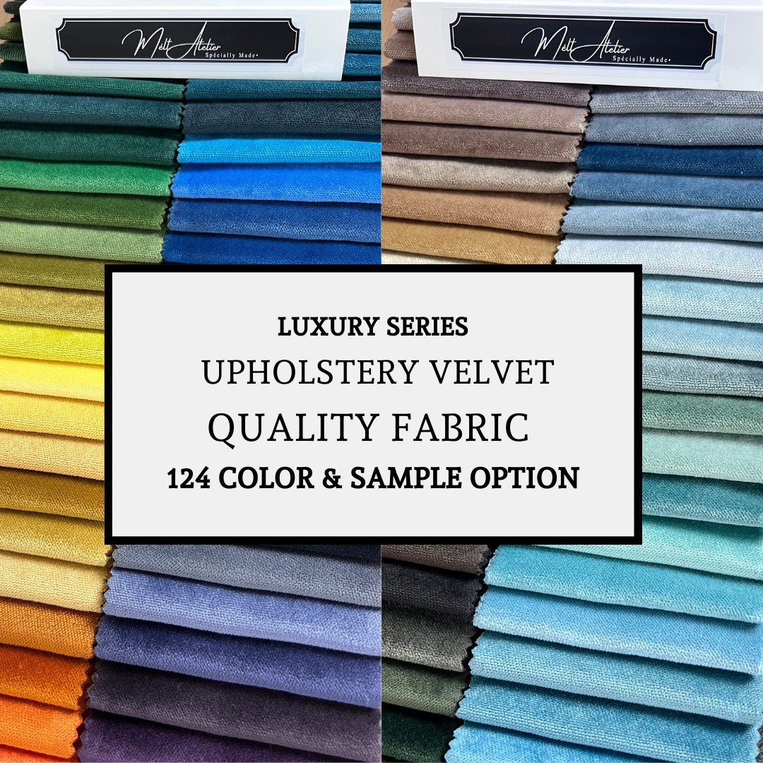 SALE! Luxury Velvet Fabric | Upholstery Velvet Fabric | Fabric by the ...