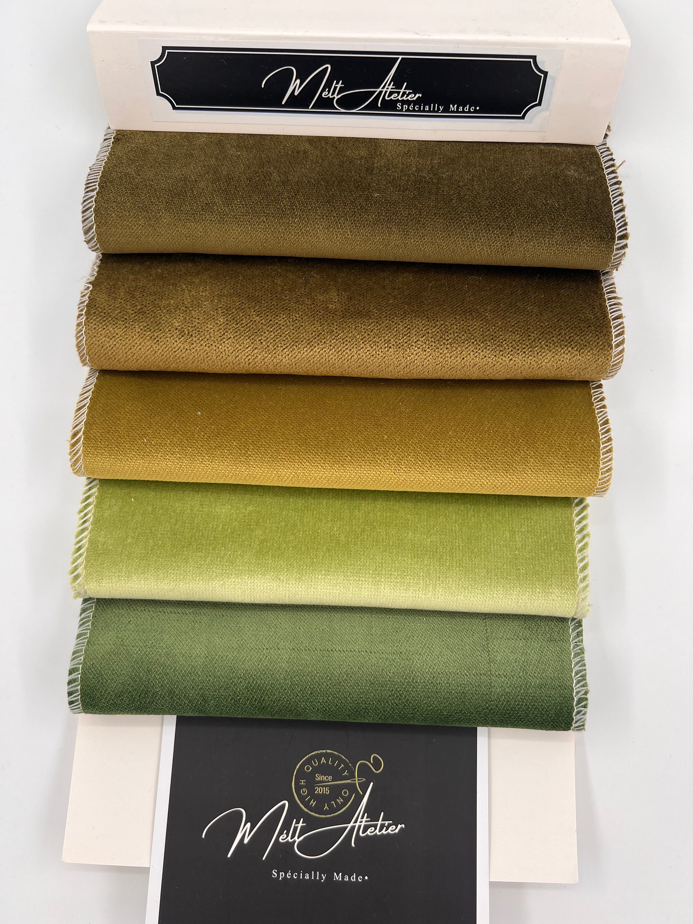 SALE! Luxury Olive Green Velvet Fabric | Upholstery Velvet Fabric ...