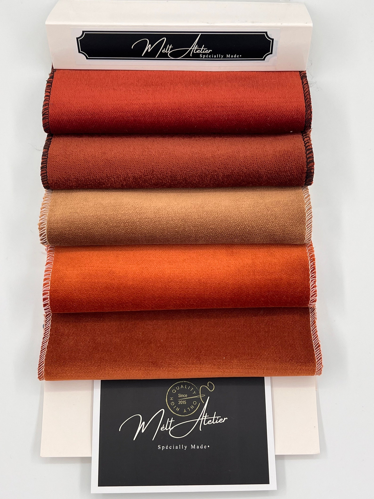 SALE Luxury Burnt Orange Velvet Fabric Upholstery Velvet Fabric Fabric ...