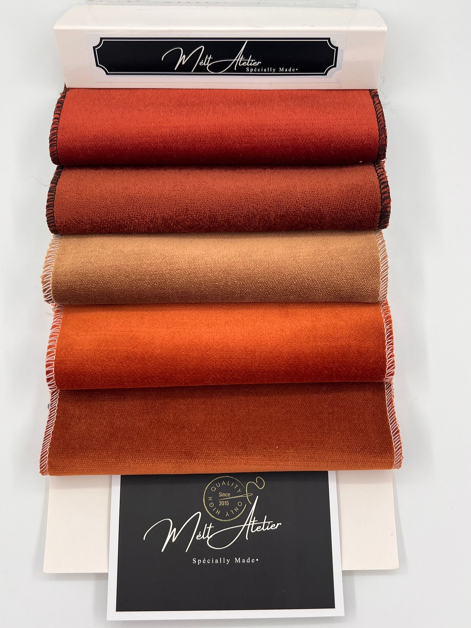 SALE Luxury Burnt Orange Velvet Fabric Upholstery Velvet Fabric Fabric ...