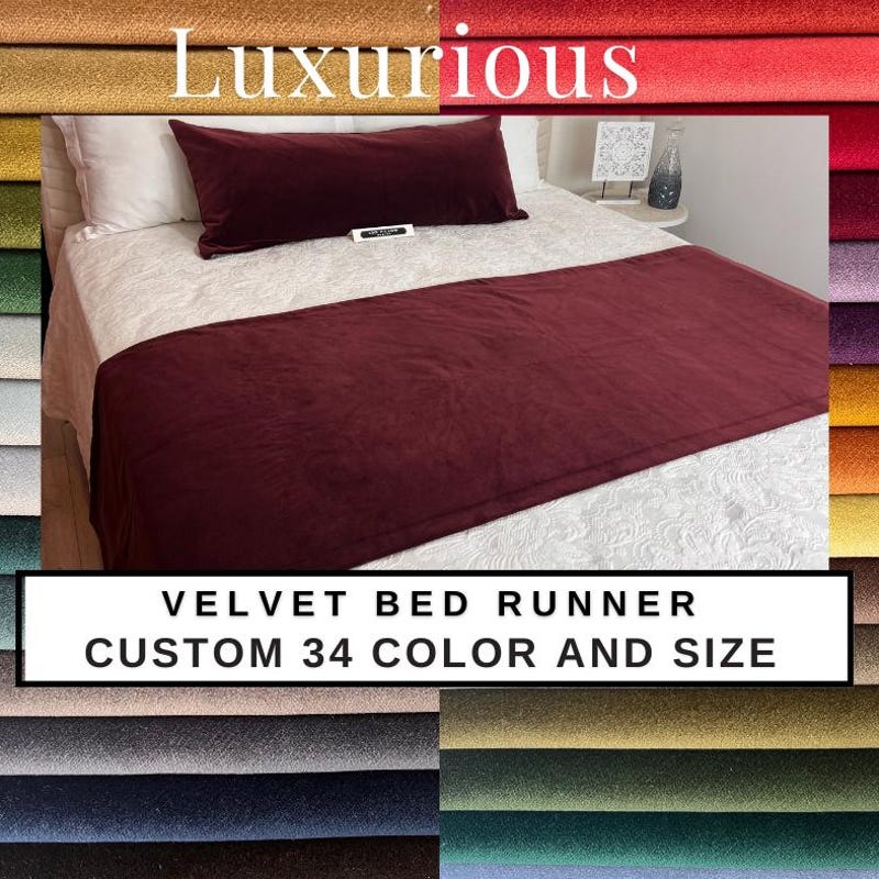 Bed Runner - Etsy