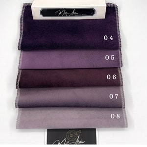 SALE! Luxury Purple Lavender Velvet Fabric | Upholstery Velvet Fabric ...