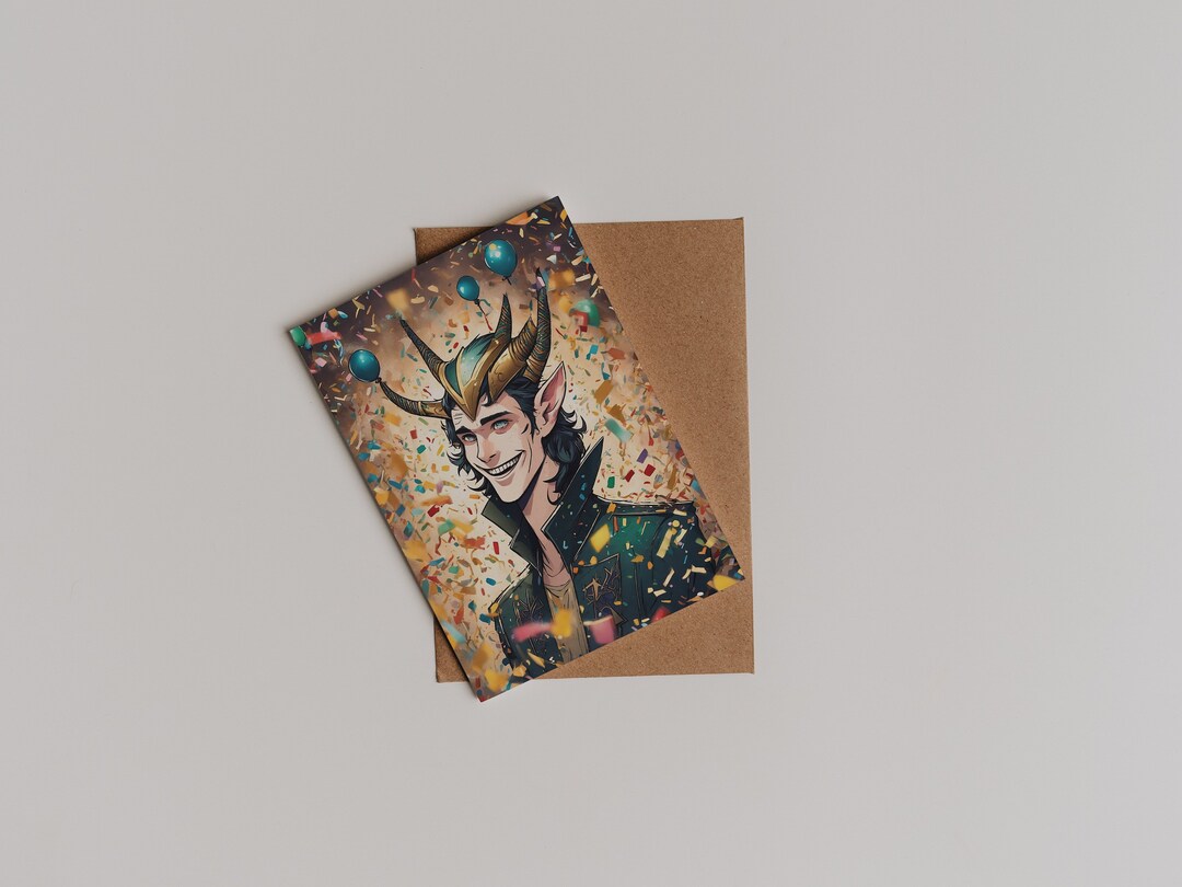 Marvel Loki Birthday Card Instant Download Friend Birthday Card - Etsy
