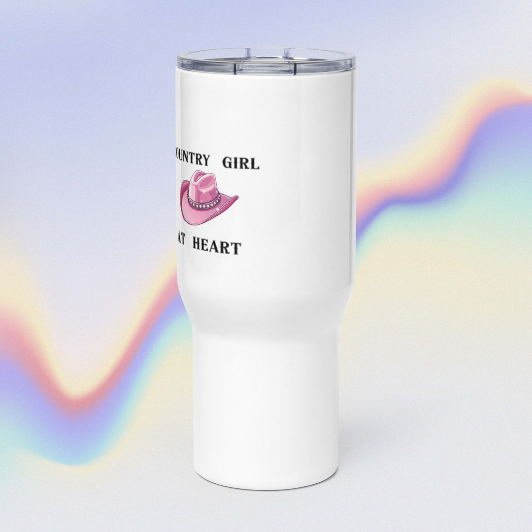 Country Girl at Heart Travel Mug With a Handle - Etsy