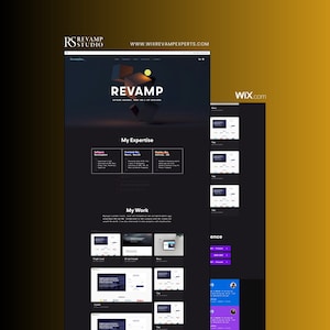 Wix Template Web Developer/software Developer Portfolio Landing Page ...