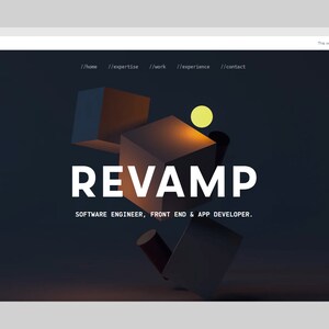 Wix Template - Web Developer/software Developer Portfolio Landing Page ...
