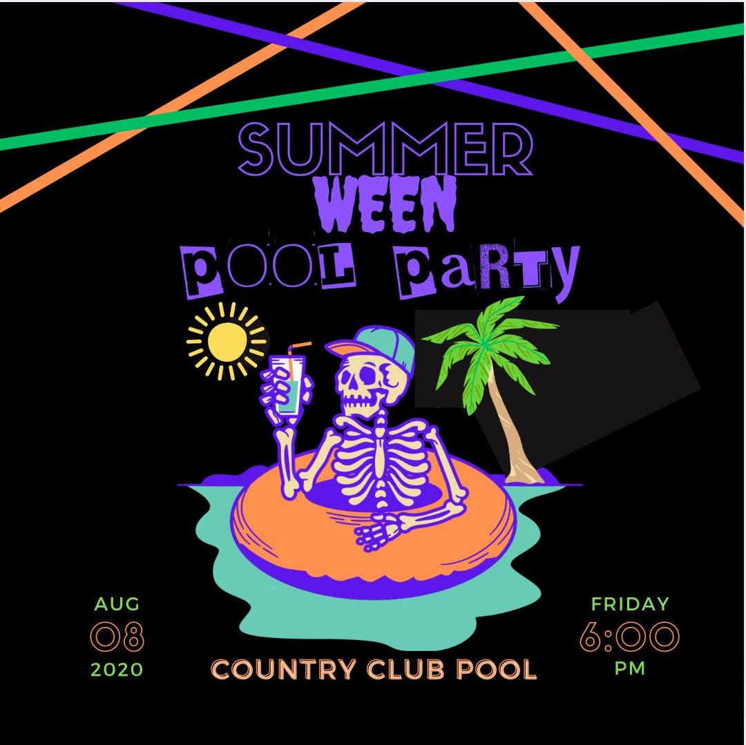 Summerween Invitation - Etsy