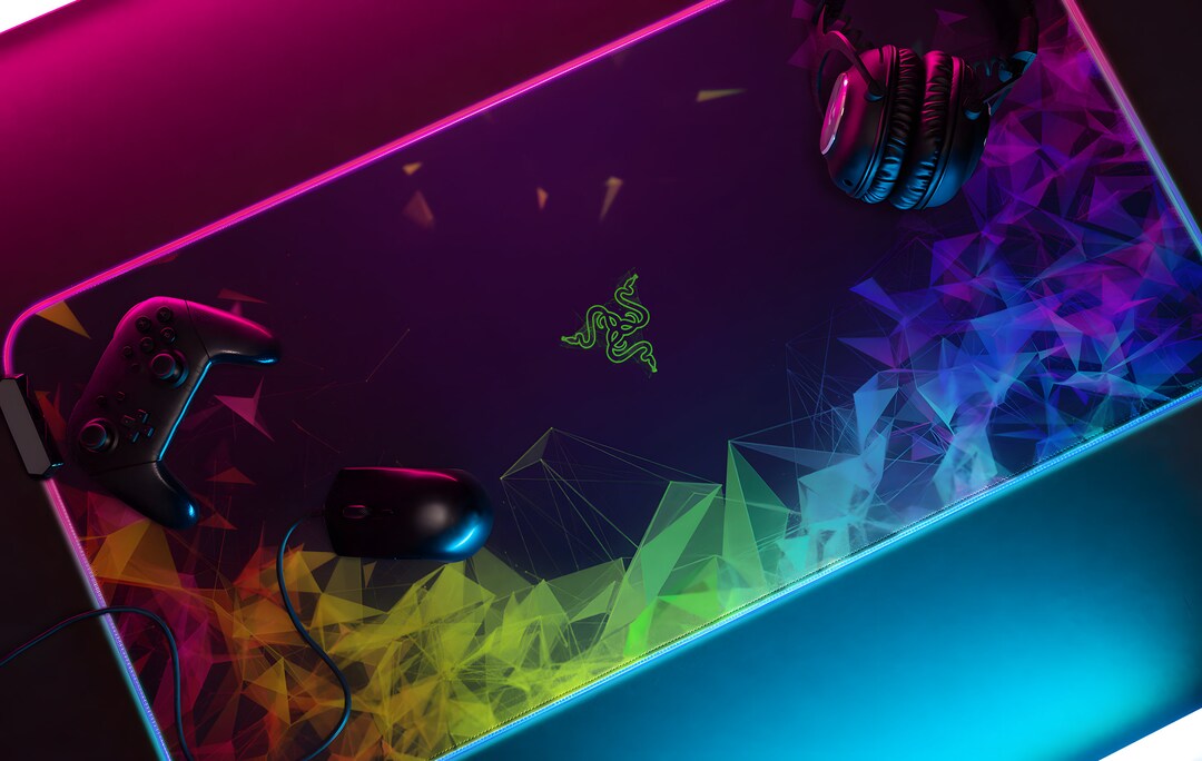 Razer Led Mouse Pad, Razer Rgb Desk Mat, Razer Led Desk Pad, Gaming ...