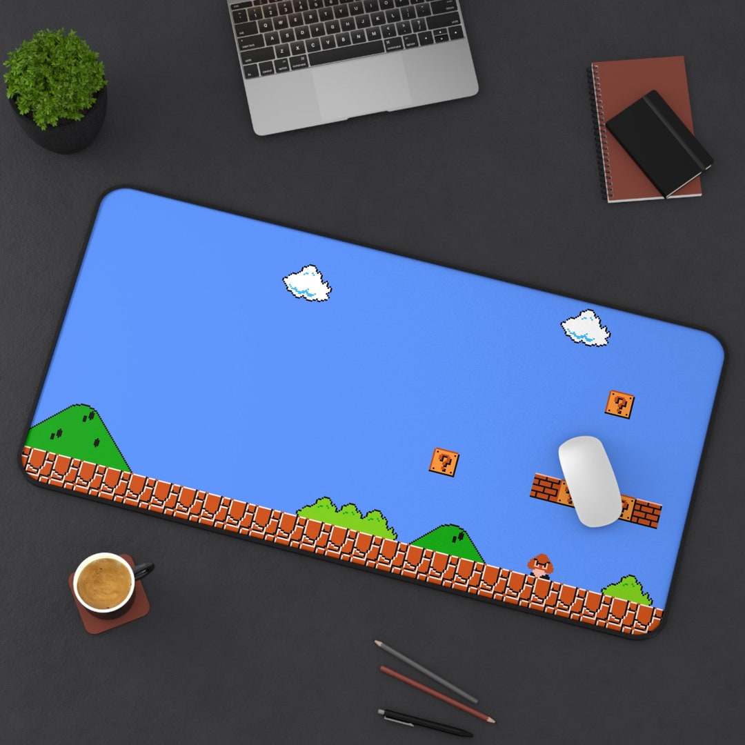 Super Mario XXL Mouse Pad Animatic, Super Mario Gaming Gamer Mouse Pad ...