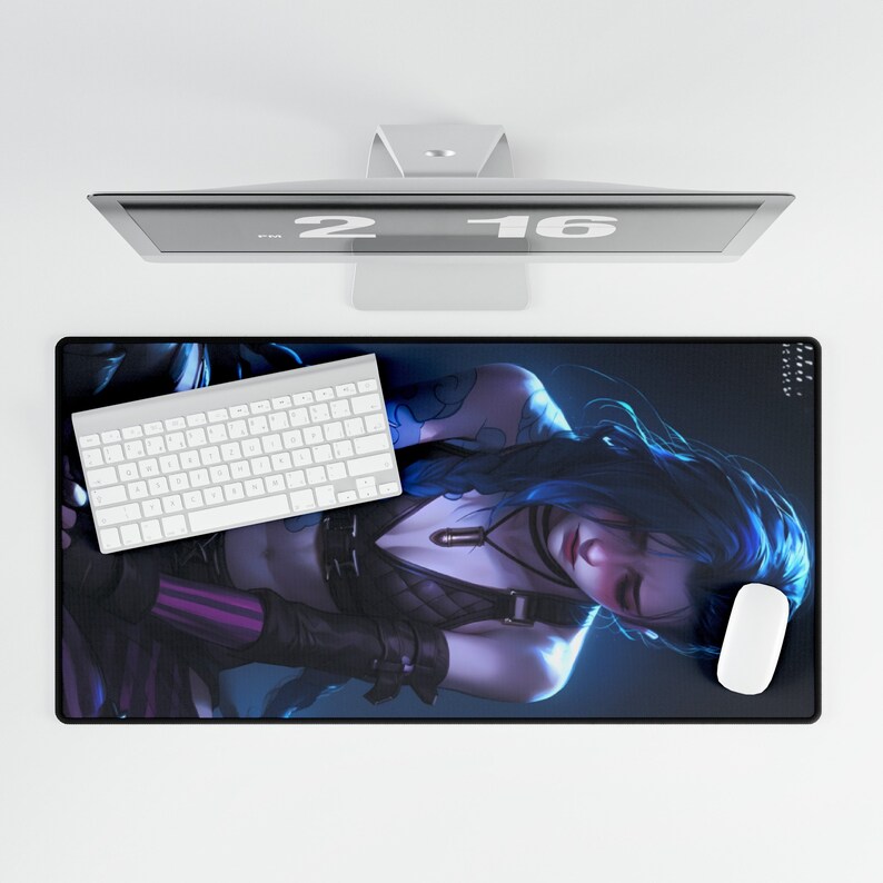 Jinx Lol XXL Mouse Pad, Jinx Gaming Gamer Mouse Pad, Jinx Desk Mat ...
