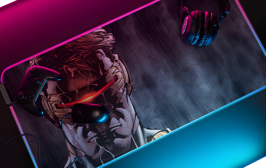 RGB Cyclops X-men Mouse Pad, RGB XXL Cyclops X-men Desk Mat, Cyclops X ...