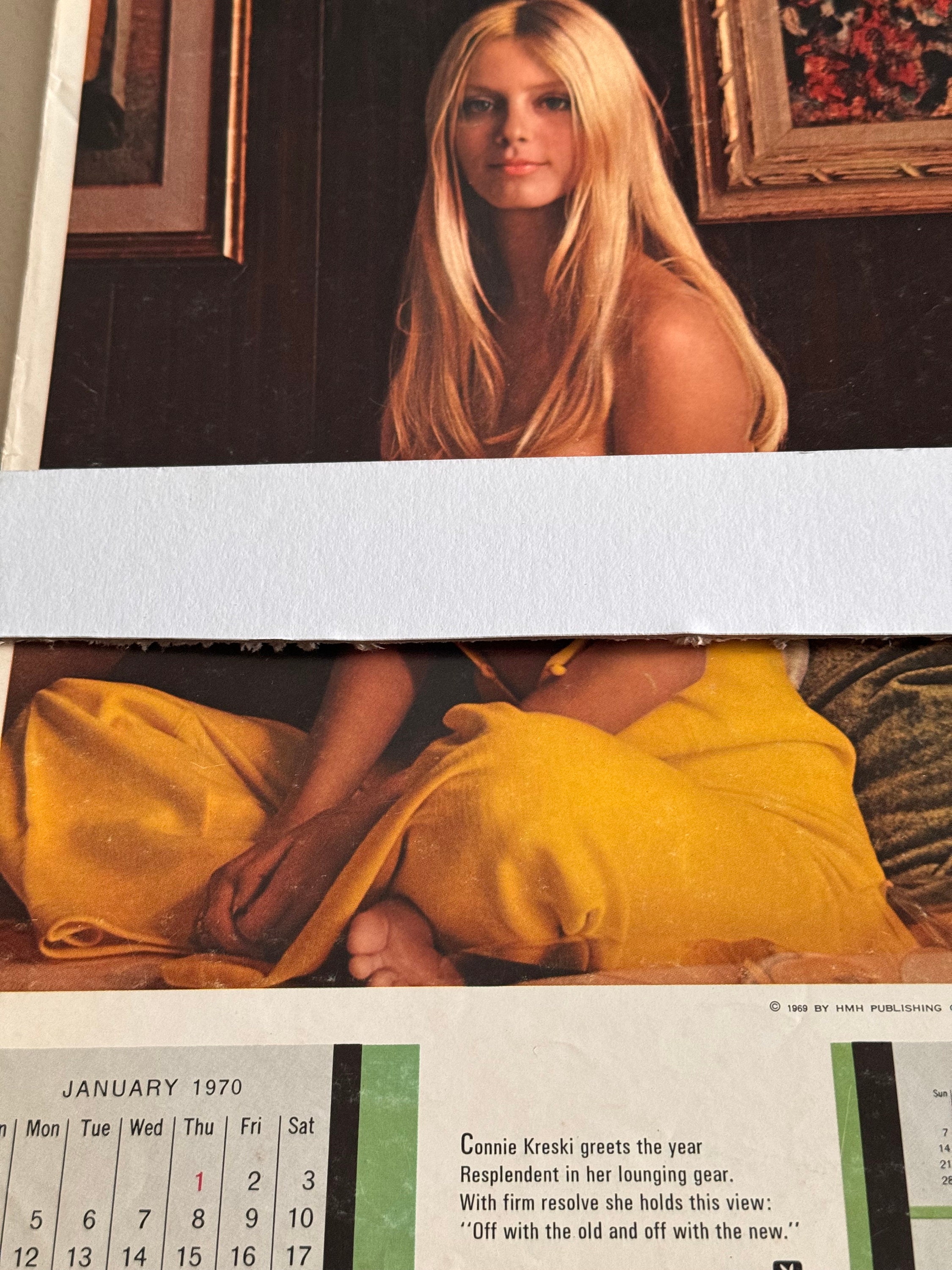 Playboy Playmate Wall Calendar 1970s - Etsy