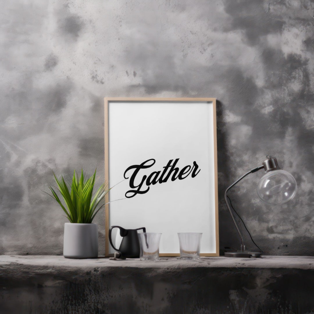 Gather Poster - Etsy