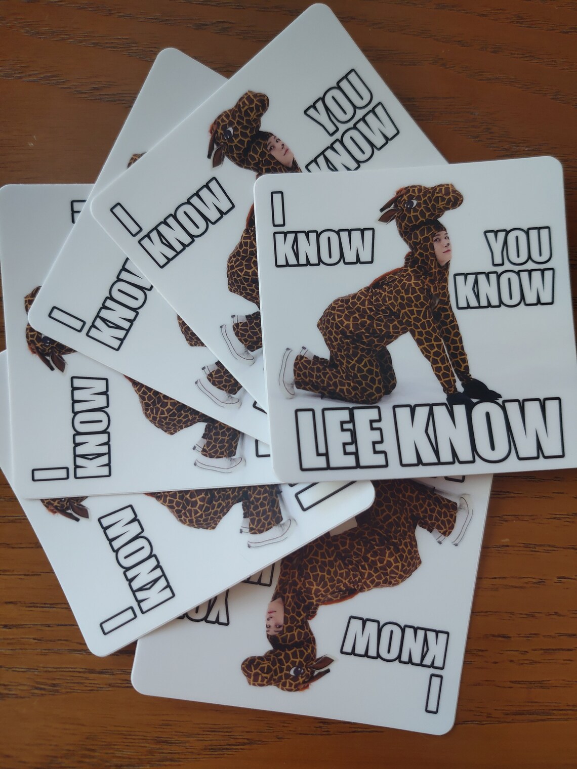 Stray Kids Lee Know Meme Stickers - Etsy