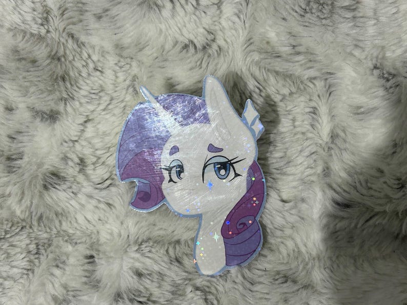 My Little Pony Mane Six Holographic Waterproof Vinyl Sticker - Etsy