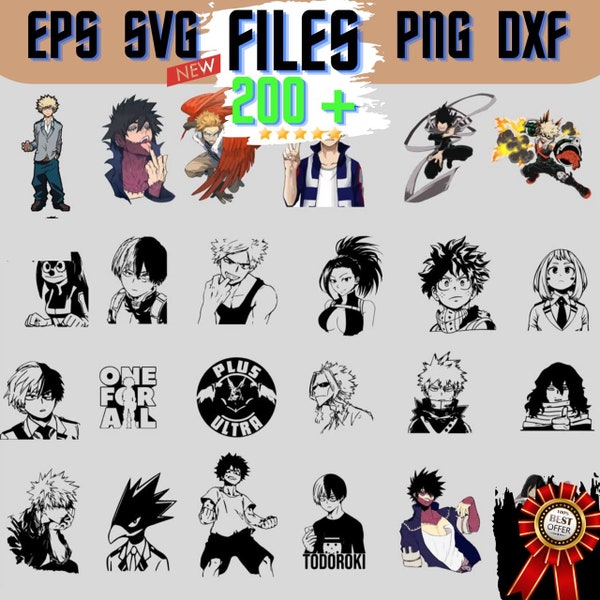 My Hero Academia Svg - Etsy