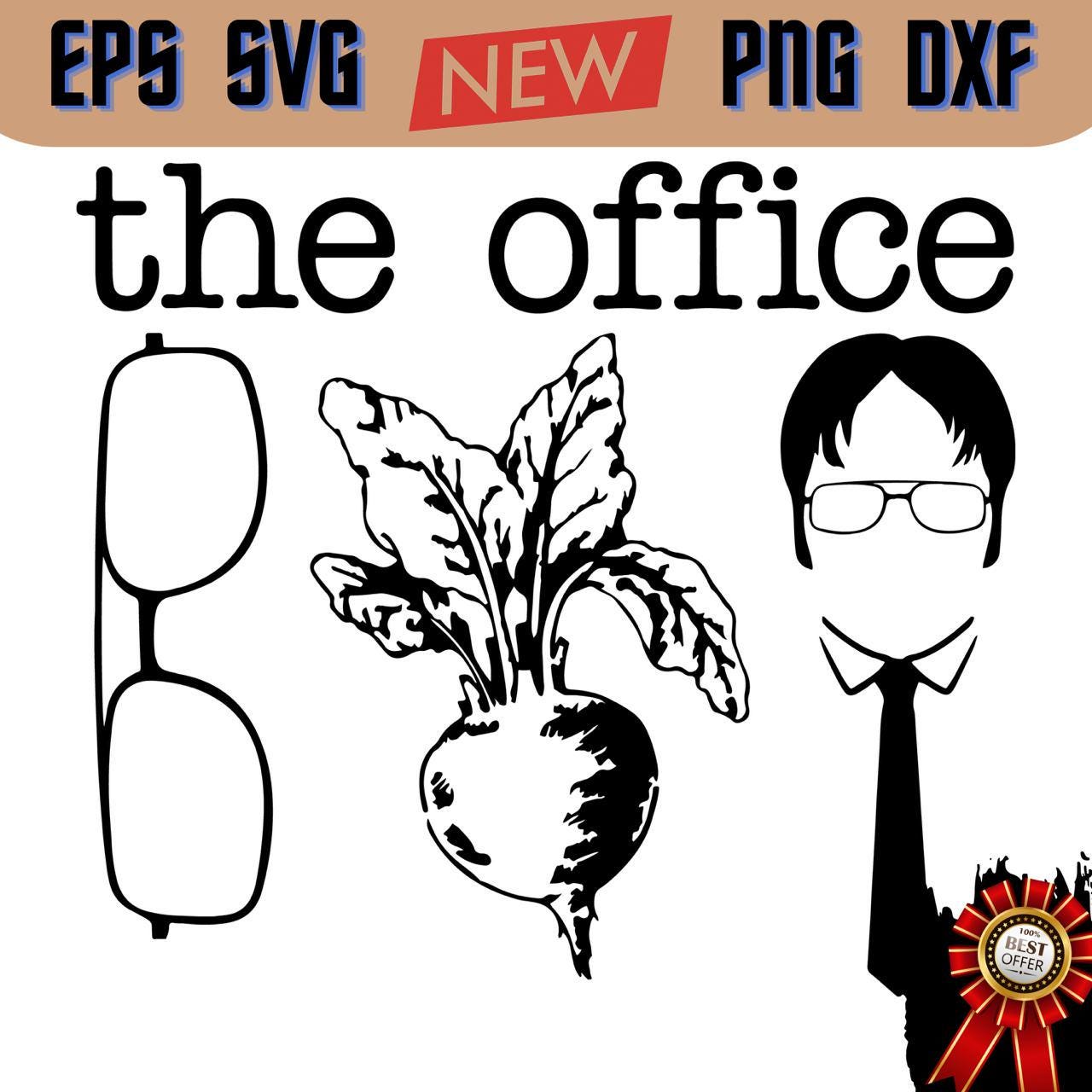 The Office SVG, the Office Svg Files for Cricut, the Office Tv Show ...