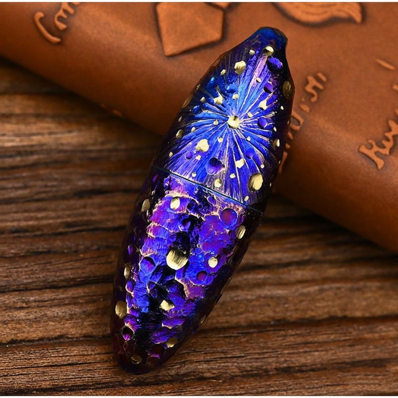 Artisan Titanium Trench Lighter, Celestial Nebula Capsule Mini Lighter ...