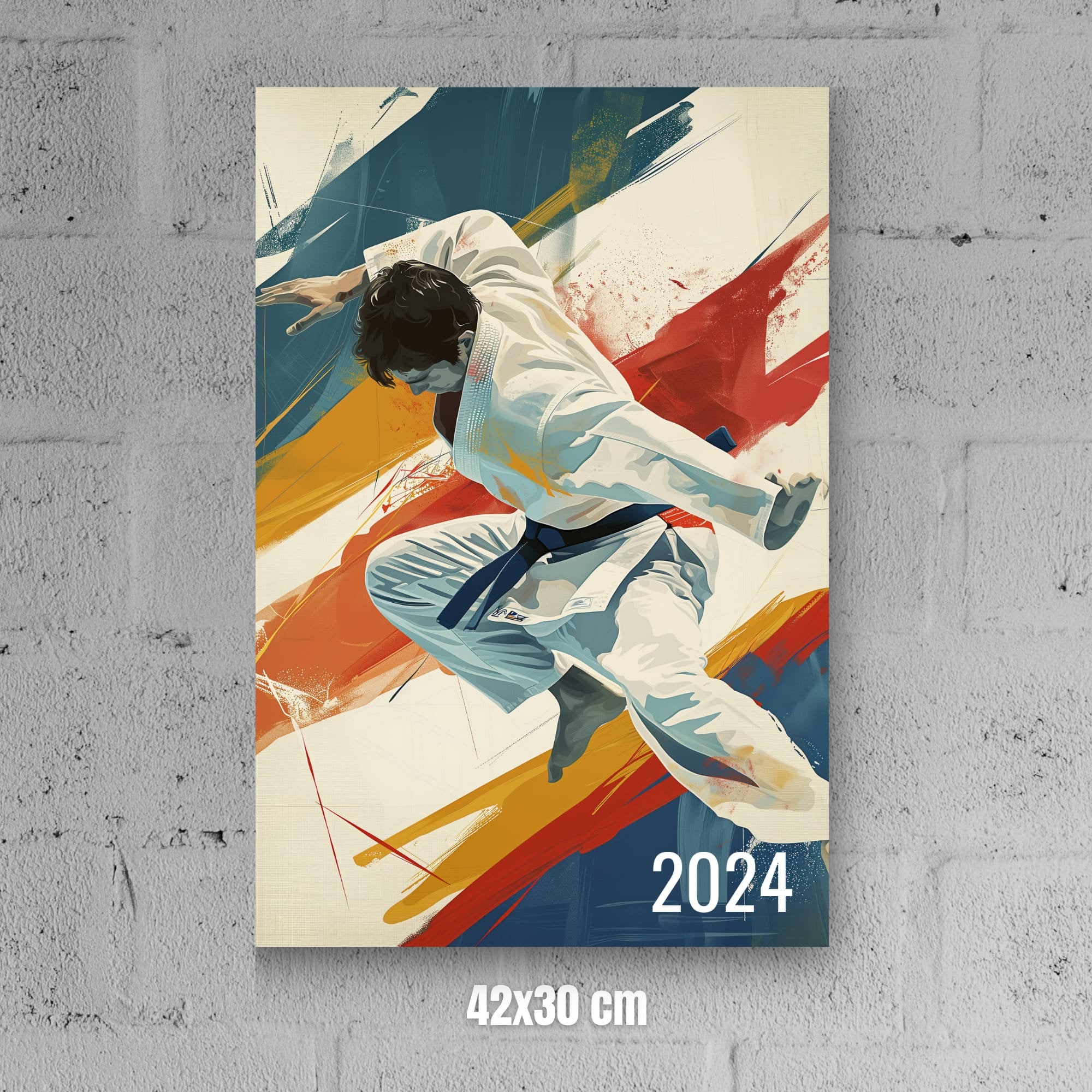 Olympic Games 2024 Poster, JUDO, JO Paris 2024, Sport Poster, High ...
