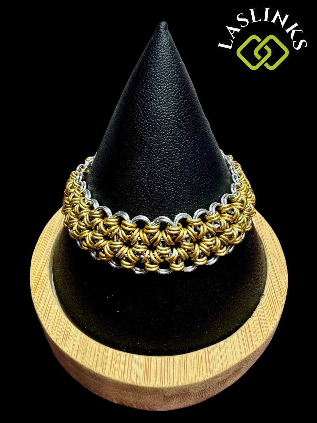 Chainmaille Japanese Lace in Gold & Silver Aluminum. - Etsy