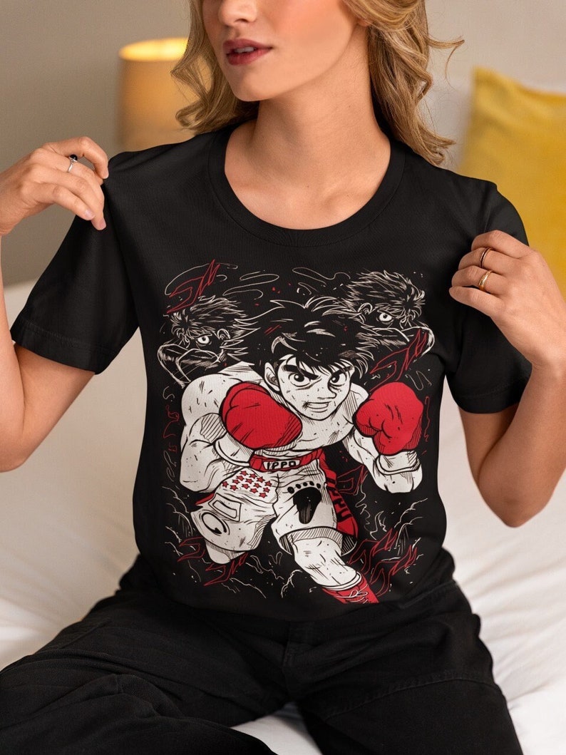 T-shirt Hajime No Ippo Kamogawa Boxing Gym Sport Shirt Ippo Makunouchi ...