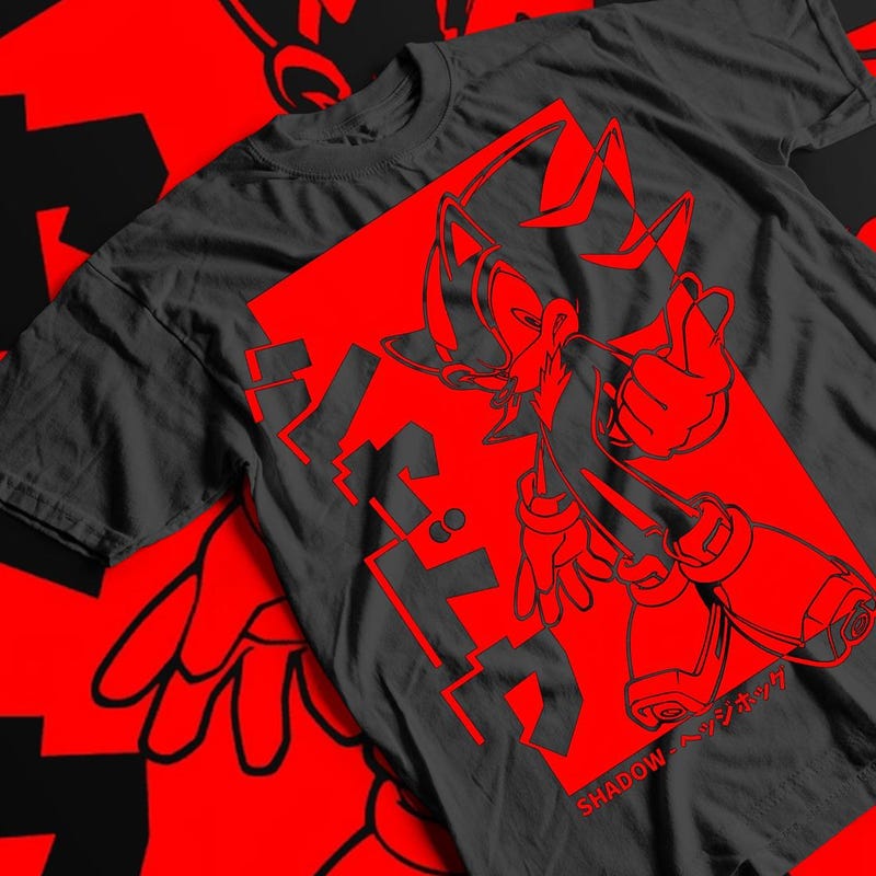 Shadow the Hedgehog Merch - Etsy