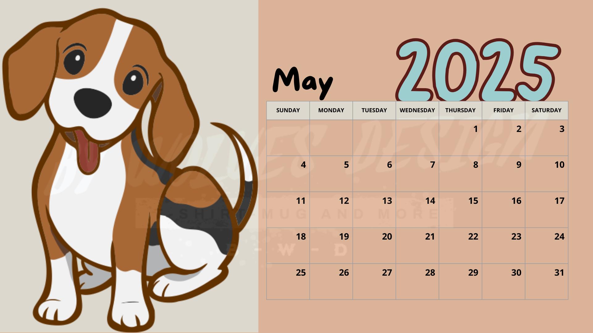 Dog Calendar, Cute Dog Wall Calendar 2025, Dog Wall Calendar, Planner ...