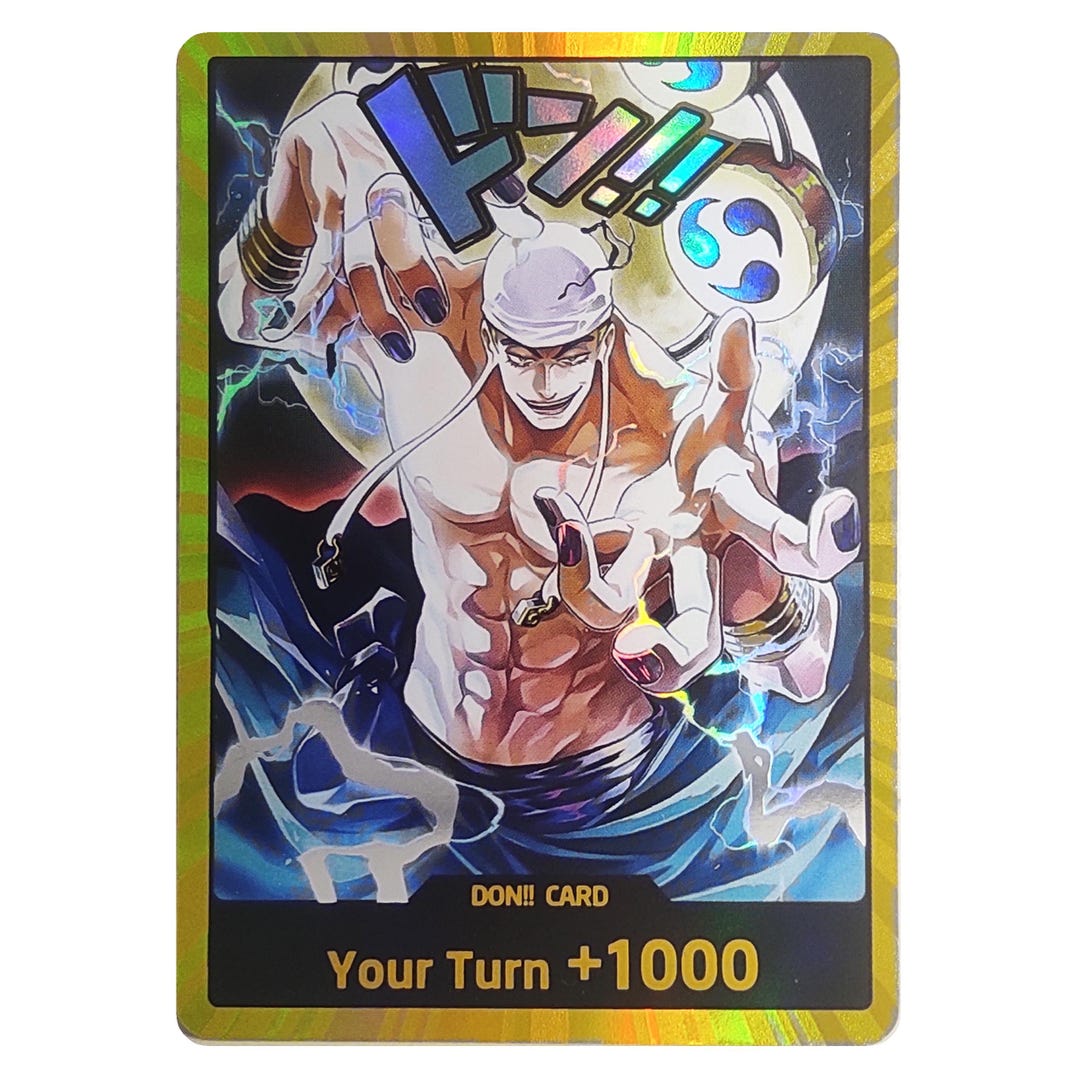 Set of 10 Enel Donations Custom S2D-07 high-quality One Piece Proxy ...