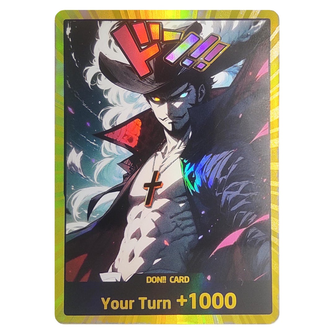 Set of 10 Donations Mihawk Custom - S2D-04 -high-quality One Piece ...