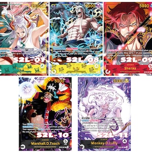 Boa Hancock– Leader Card – Custom One Piece Proxy – Gold Foil – Series ...