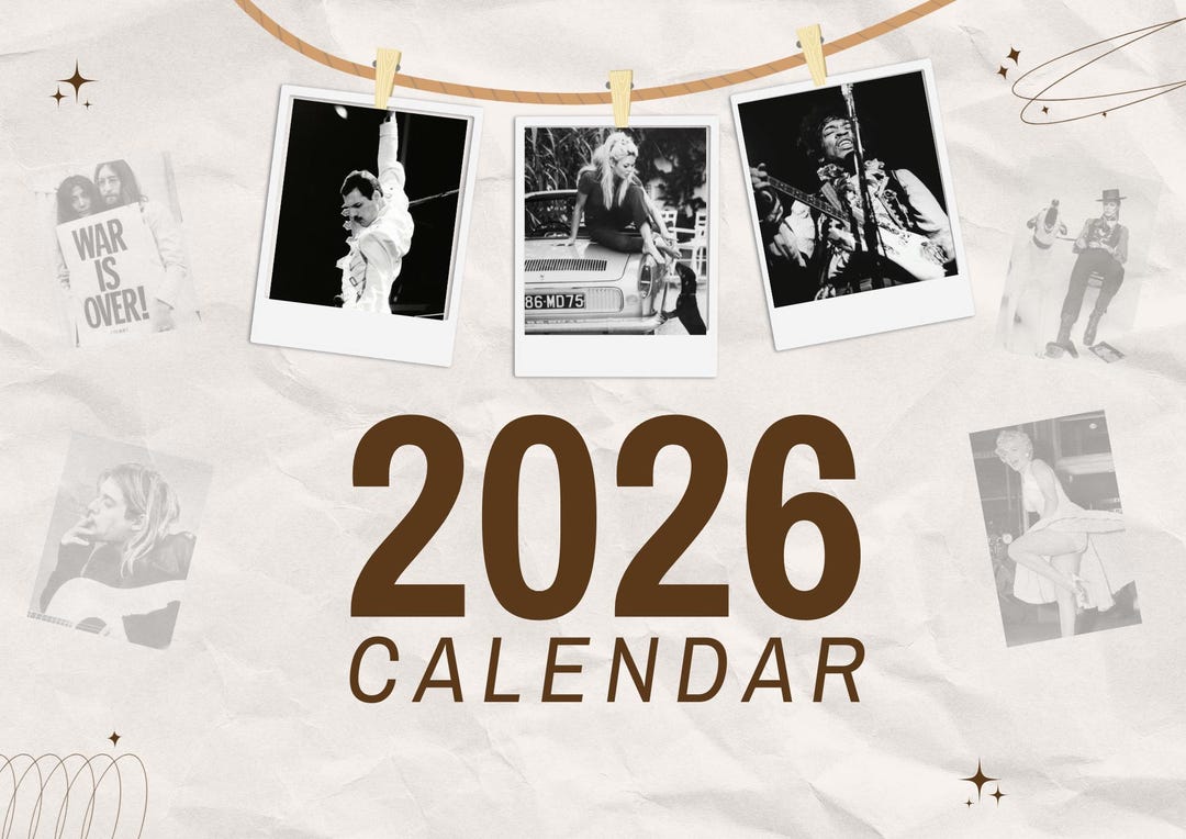 Printable Calendar-inspired by Famous Artists of the Past - 2026 ...