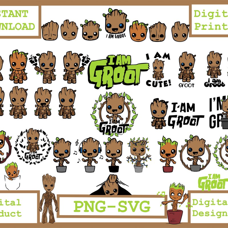 Groot Svg - Etsy