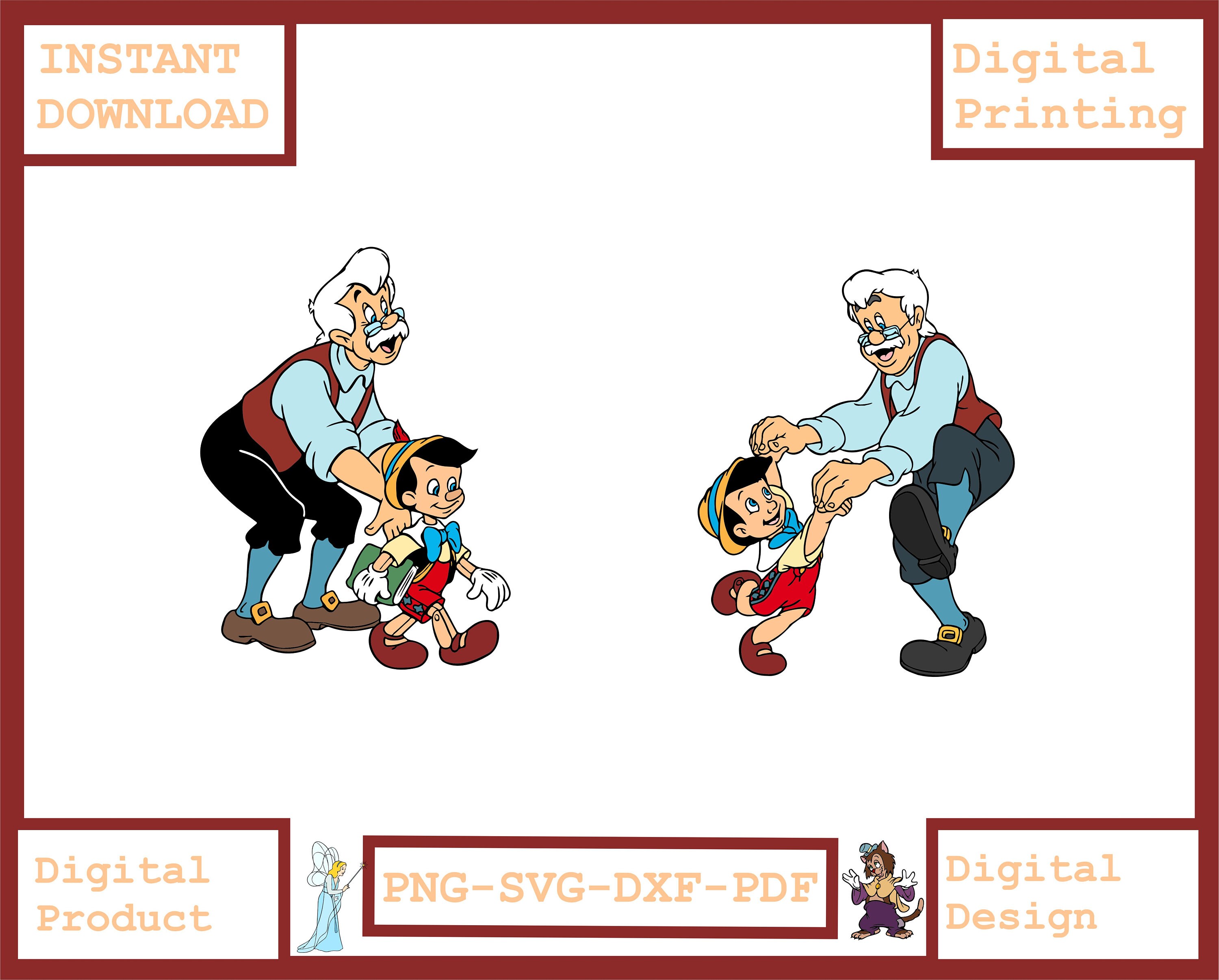 Pinocchio Png Svg Bundle Clipart, Pinocchio SVG, Pinocchio Clipart ...