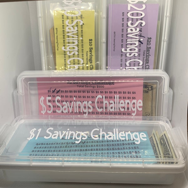 Money Savings Box - Etsy