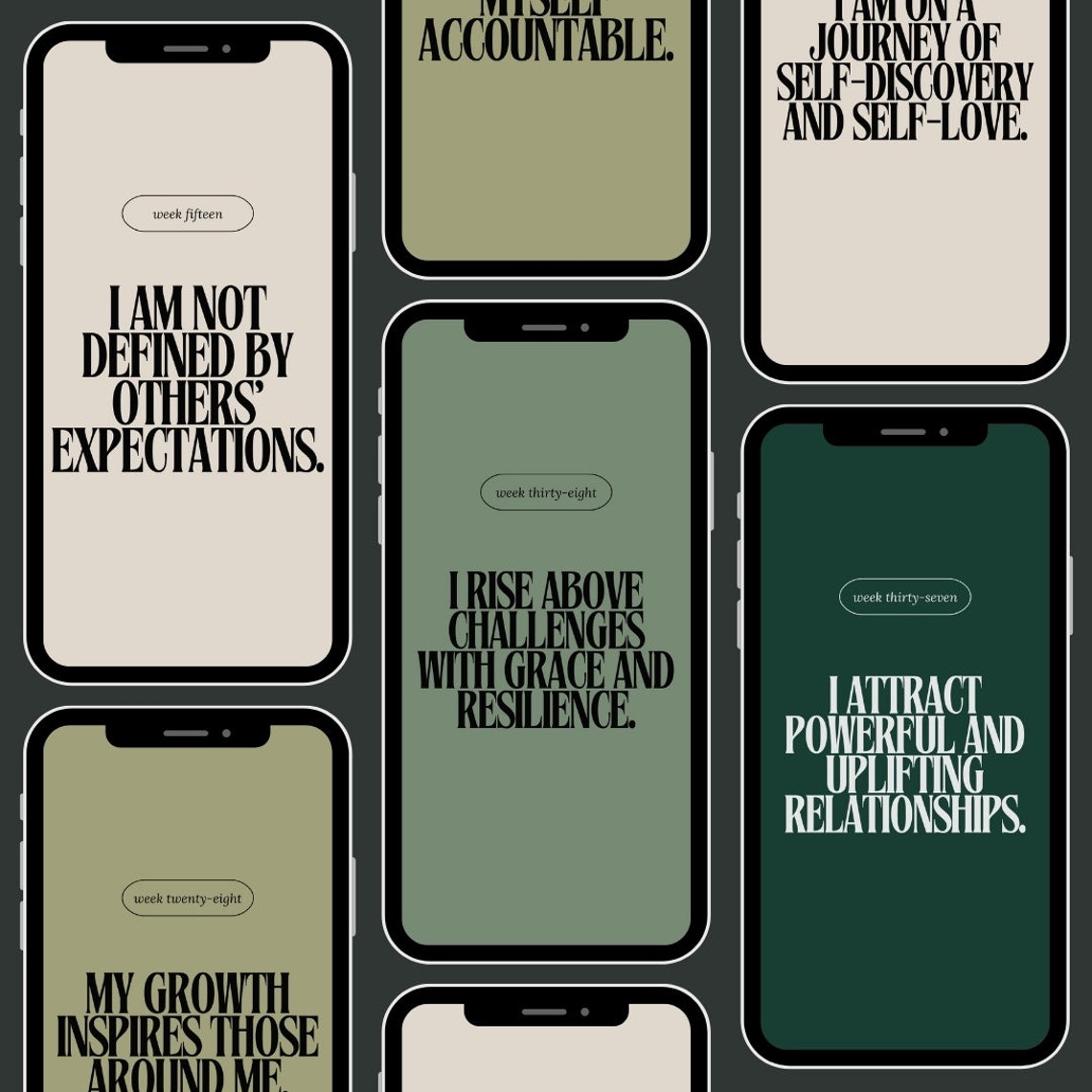 Weekly Mantras Wallpaper Collection | Improving Mental Health | Los ...