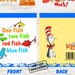 Dr Seuss Goldfish Wrapper/ Instant Digital Download/ Reading Across ...