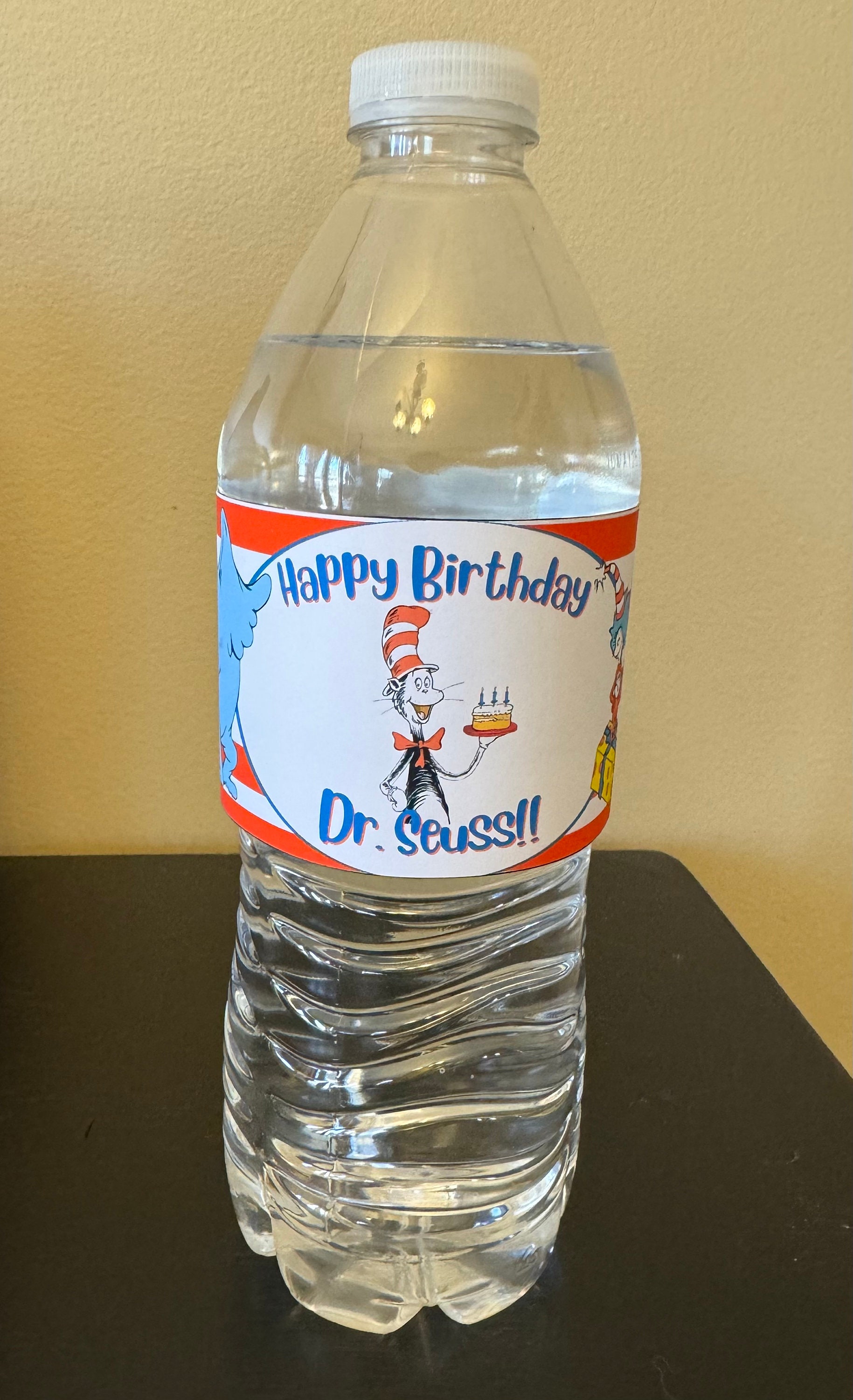 Dr Seuss Week Water Bottle Label/ Read Across America Week/ Dr Seuss ...