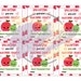 Apple Valentine’s Day Cards/ Applesauce Valentines/ Digital Download ...