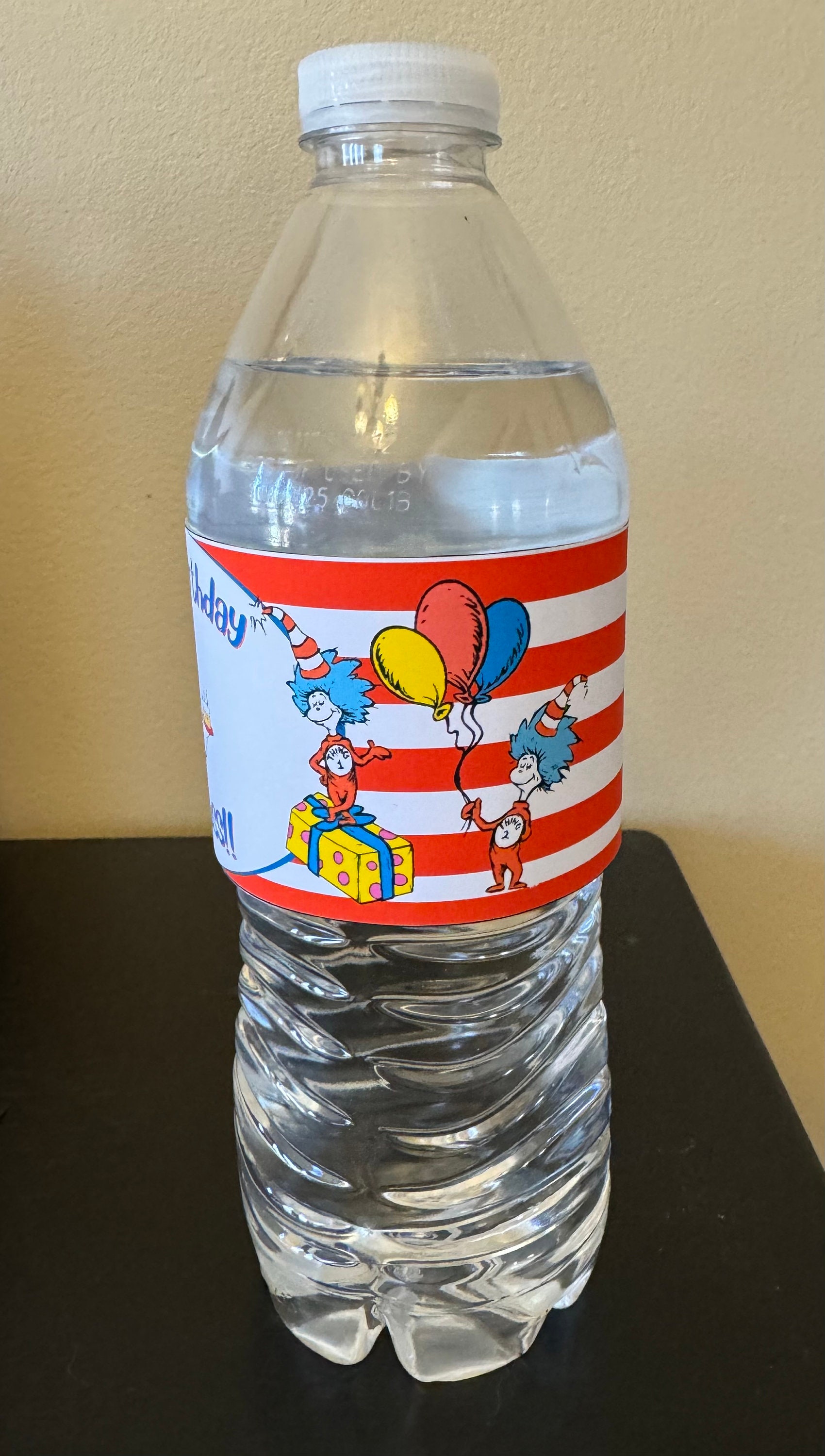 Dr Seuss Week Water Bottle Label/ Read Across America Week/ Dr Seuss ...