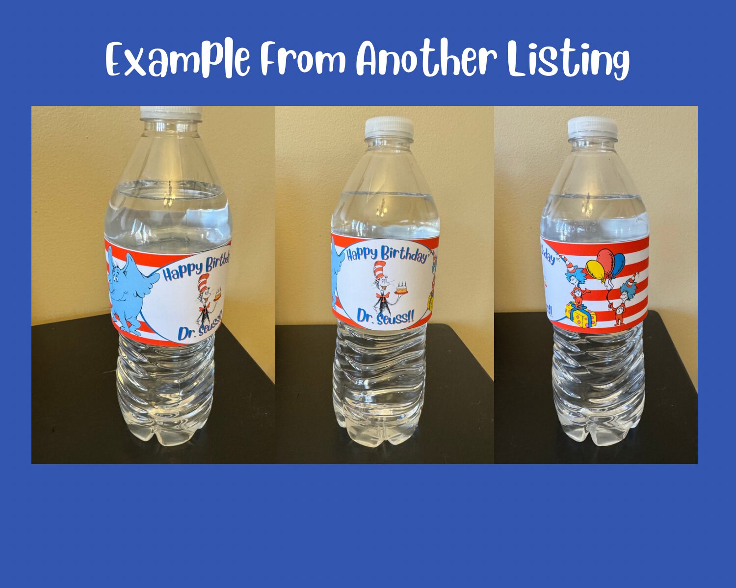 Dr Seuss Read Across America Water Bottle Label/ Read Across America ...