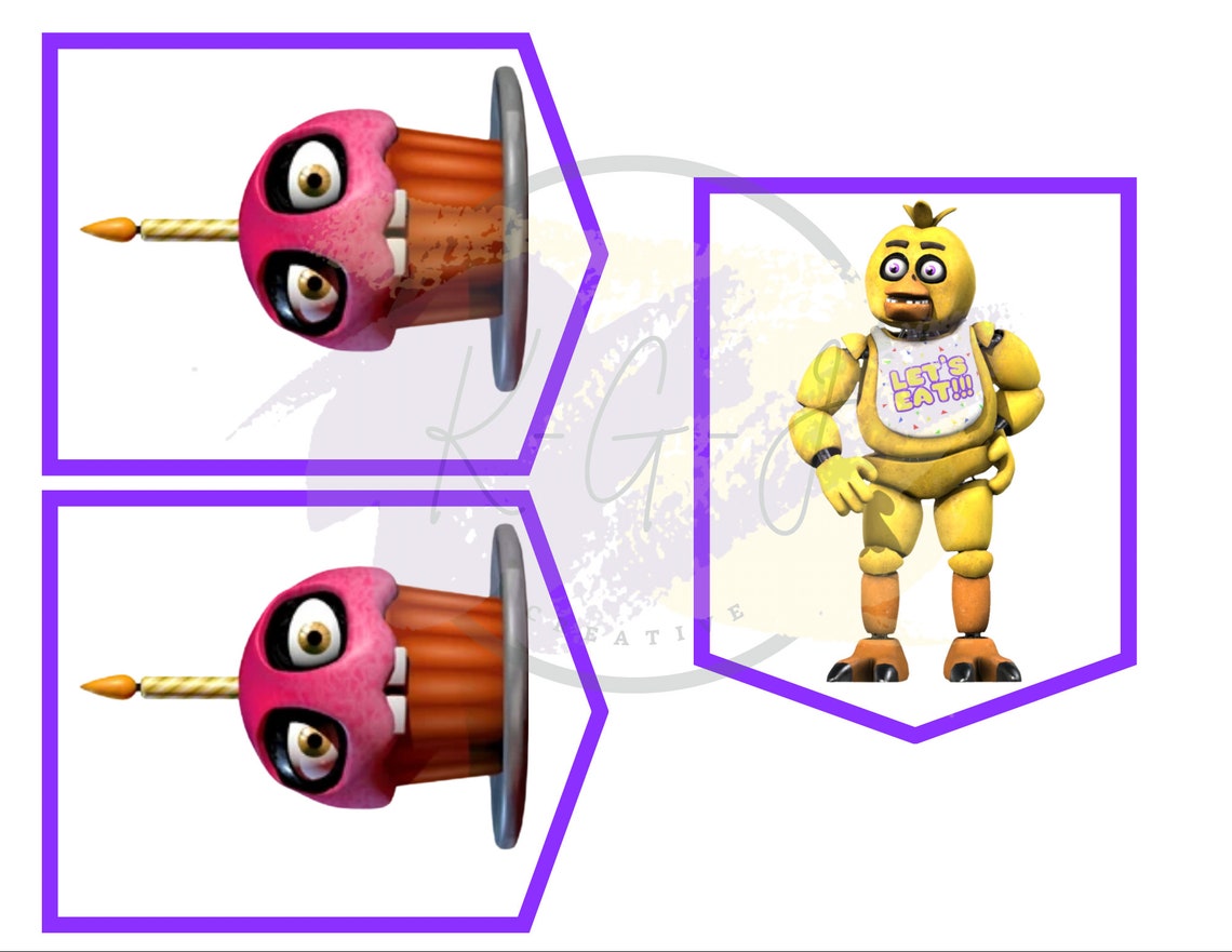 FNAF Party Banners/ Printable Banners/pizza Banner/ Lets Eat Banner ...