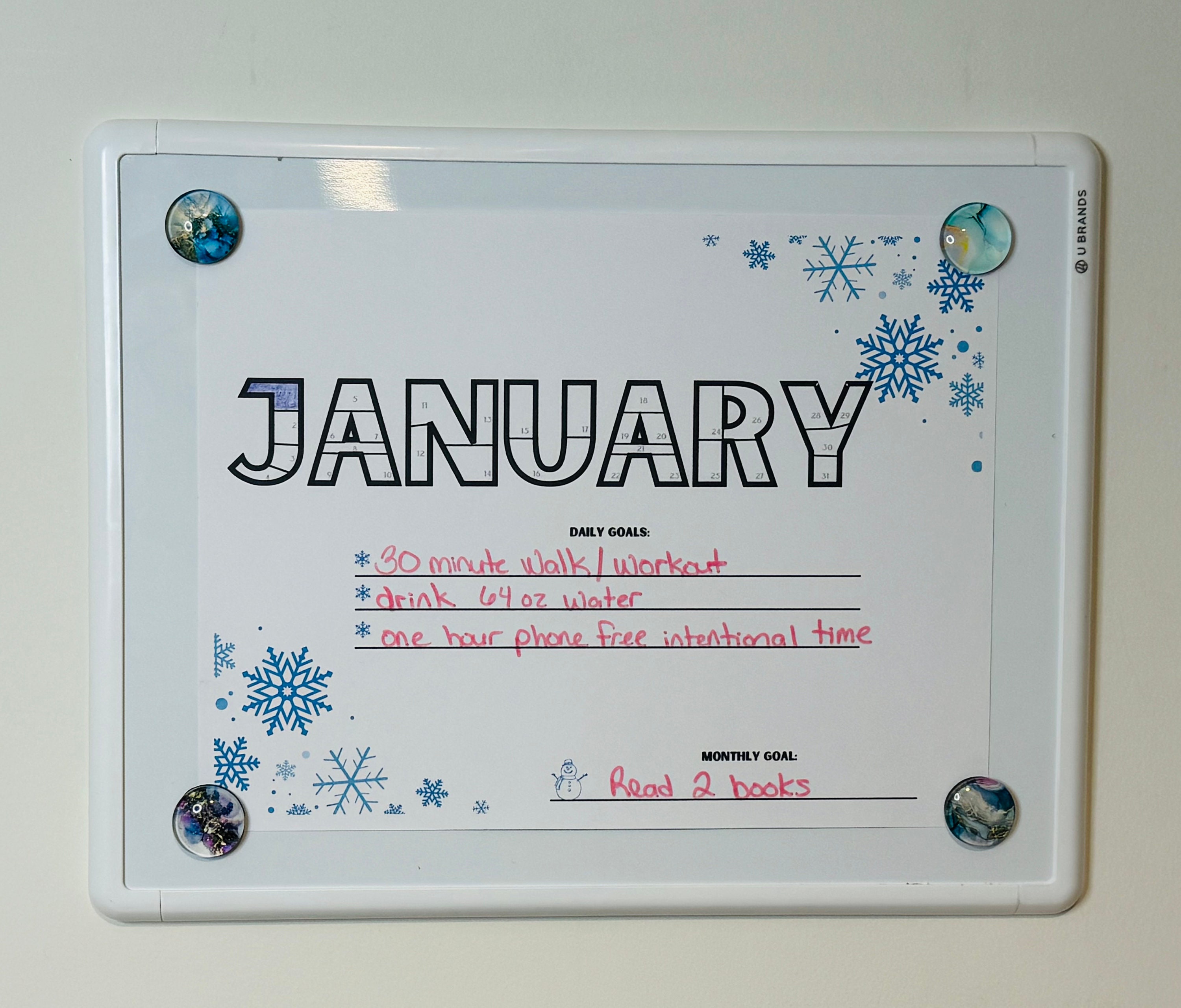 January Goal Tracker/printable/ Habit Tracker/ Coloring Calendar ...