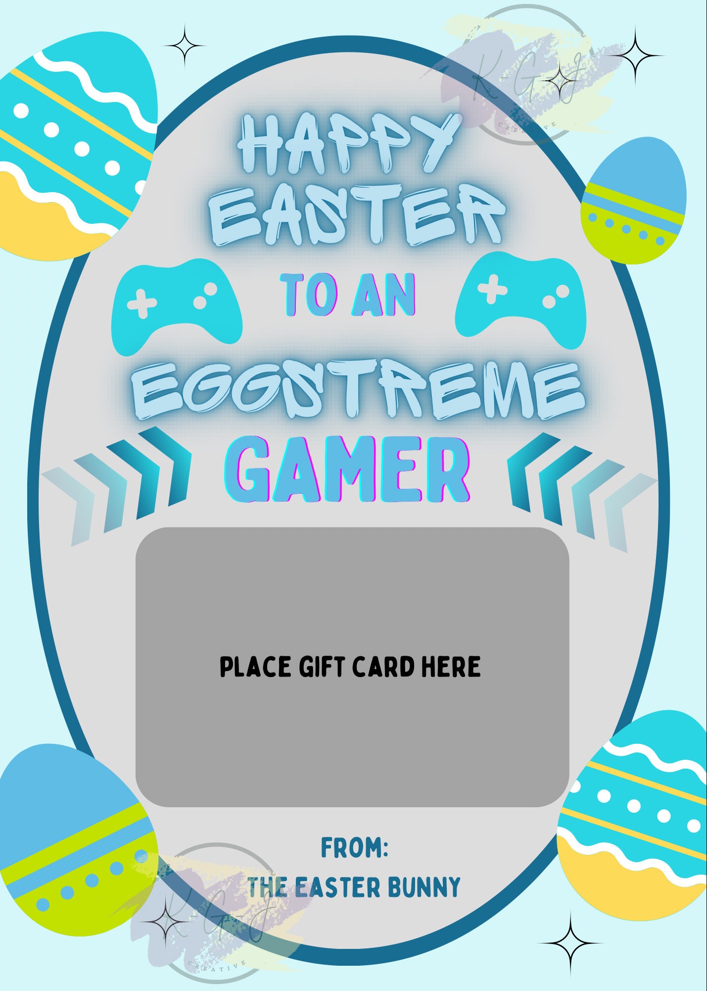 Editable Video Gamer Gift Card Holder/ Printable Gift Tag Holder ...