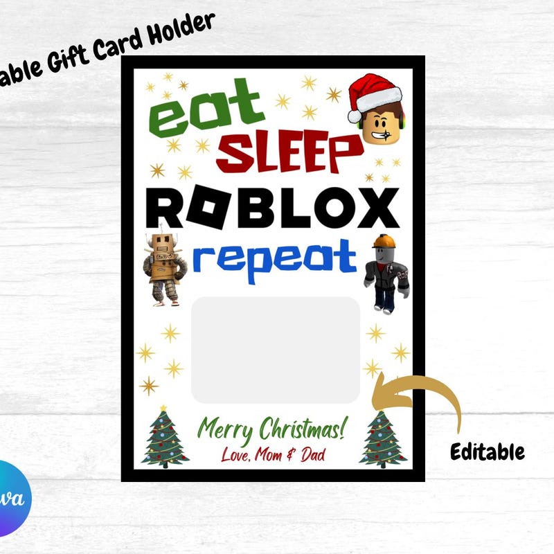 Printable Roblox Gift Certificate - 60+ Gift Ideas for 2026